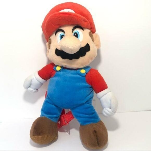 Nintendo | Toys | Super Mario Plush Backpack Kids Backpack | Poshmark